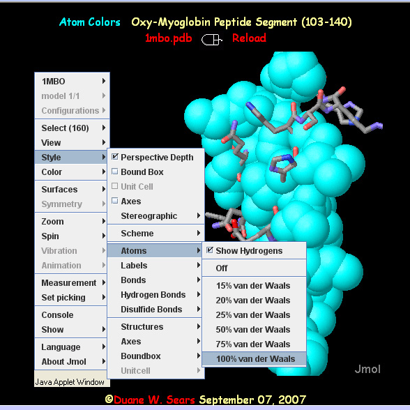 JSmol Popup Menu Tutorial Answer 06