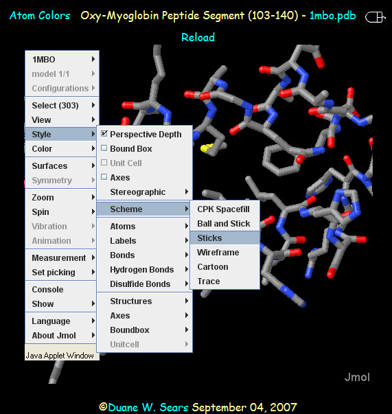 JSmol Popup Menu Tutorial Answer 01