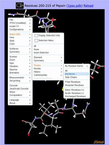 Jmol Popup Menu Tutorial #6 Answer 02-alphaC